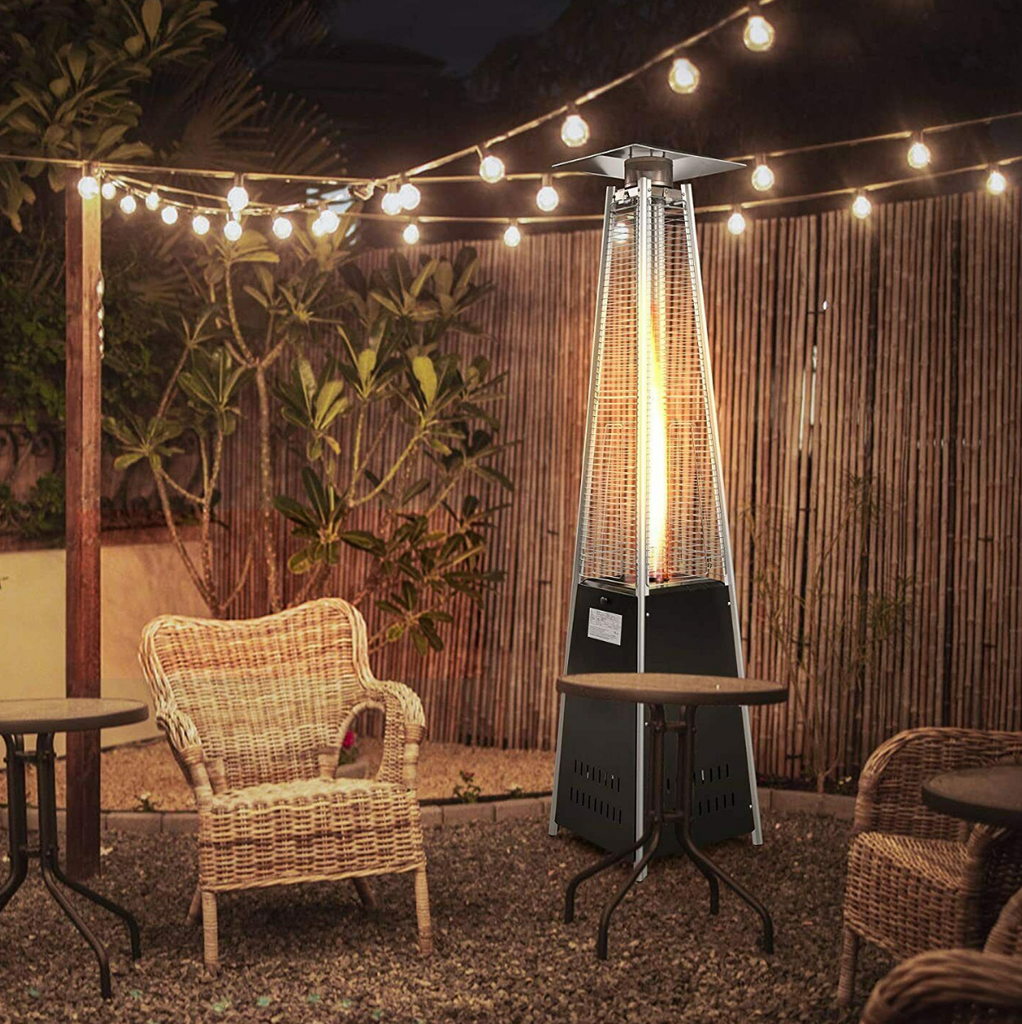 Premium 42000 BTU Propane Outdoor Pyramid Flame Patio Heater – Center Inc.