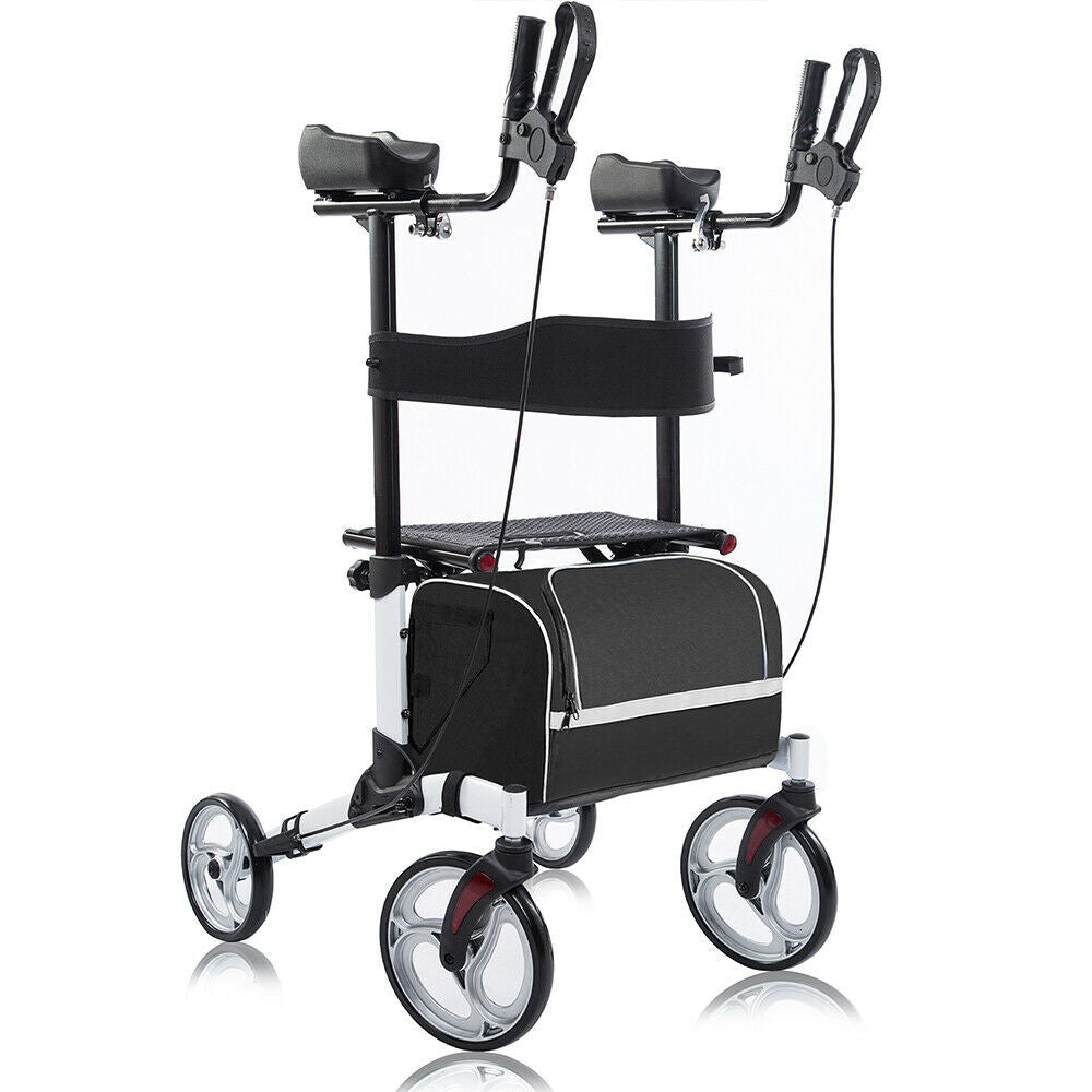 Upright Rollator Walker, Stand Up Rolling Walker with 8” Wheels – Order