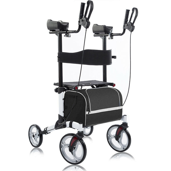 Upright Rollator Walker, Stand Up Rolling Walker with 8” Wheels – Order