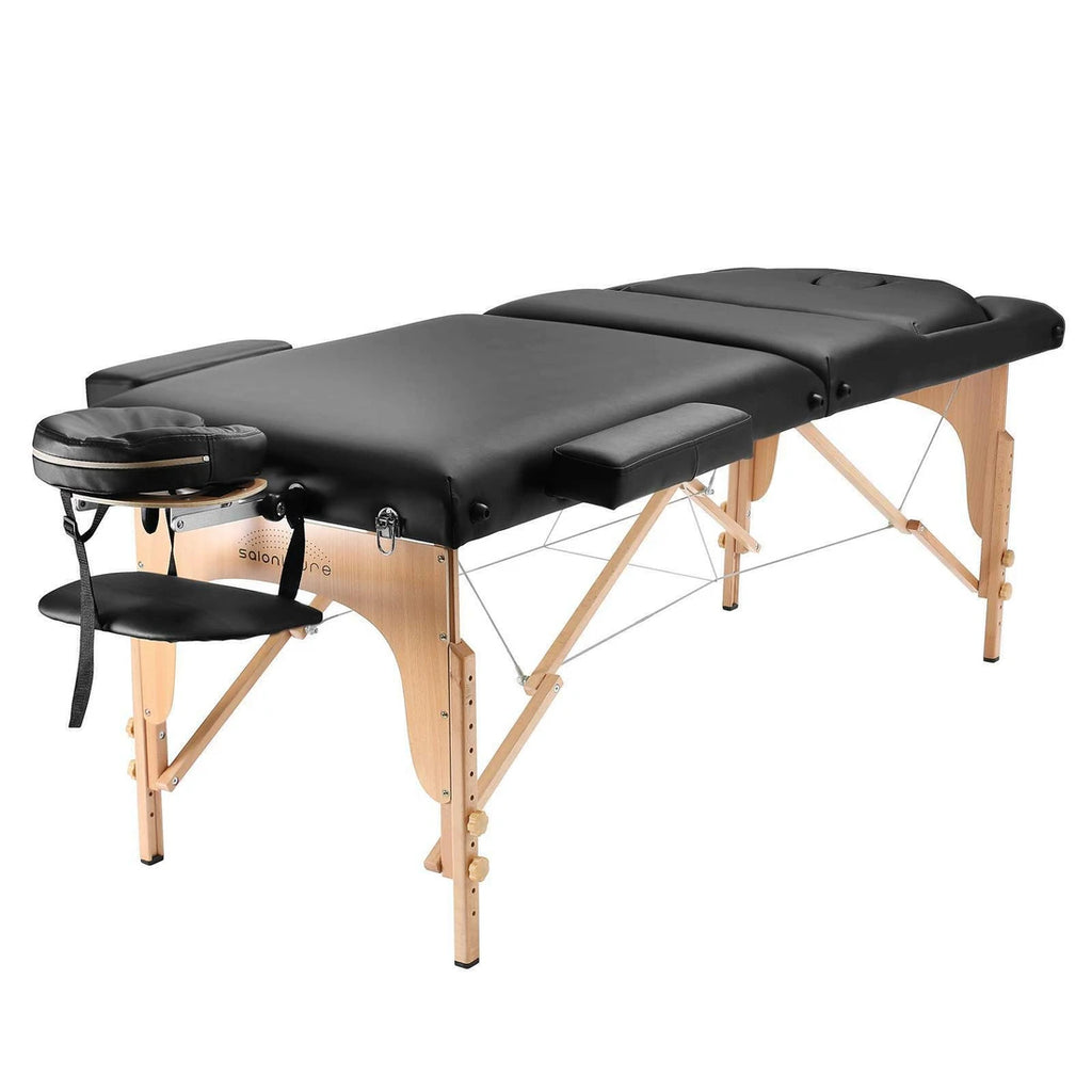 Professional 84" L 3 Fold Portable Adjustable Massage Table Bed For ...